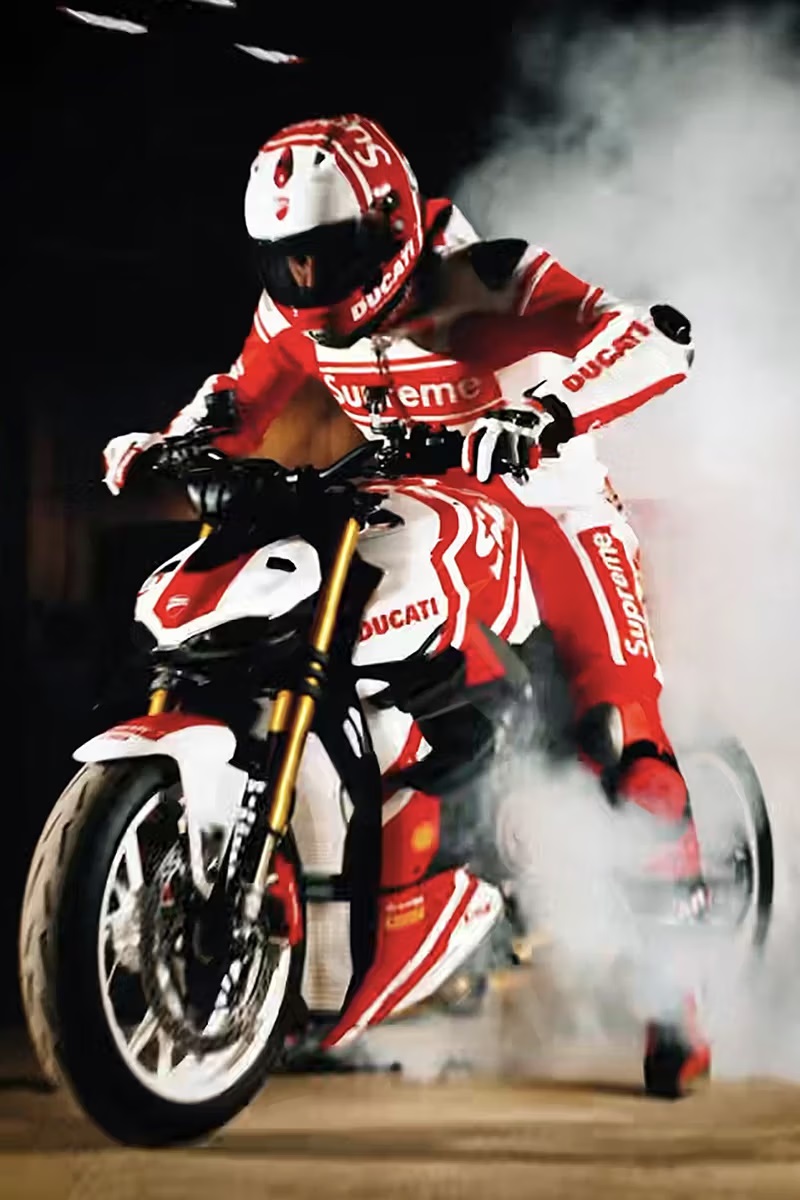 Supreme & Ducati Launch High-Octane Apparel Collection - Maxim