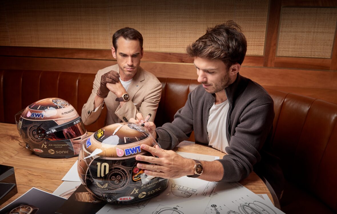 F1 Driver Pierre Gasly Revs Up Signature Tourbillon Watch For H. Moser ...
